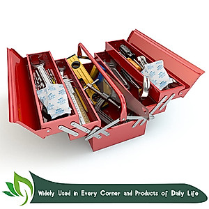 VacYaYa 50G(20Packets) Food Grade Moisture Absorbers Silica Gel Packs Desiccant for Storage,Food Safe Dessicant Silica Gel Packets for Moisture Storage Control