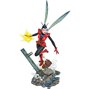 Diamond Select Toys Marvel Gallery: Wasp PVC Statue, Multicolor, 13 inches