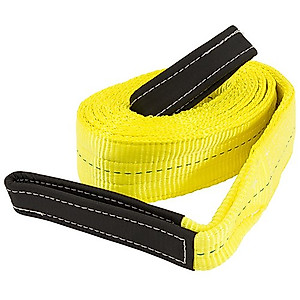 Keeper - 16’ x 4" Performance Engineered Cargo and Load Lift Sling with Flat Loops - Type 3, Class 7 Rated Cargo Sling