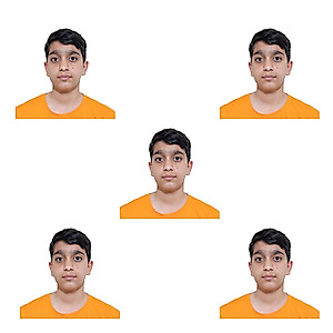 US Online Passport photo prints 2x2 inch, VISA, Citizenship, Immigration, Work Photos, green card photo (2 * 2 inch (10 pictures prints))