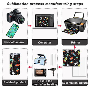 Amgkonp 12 Pack 12oz Sublimation Tumblers Blanks for kids,Straight Skinny Stainless Steel Double-Wall Vacuum Cups with Lids,Metal Straws,Shrink Wrap,Rubber Bottoms,Individually Boxed