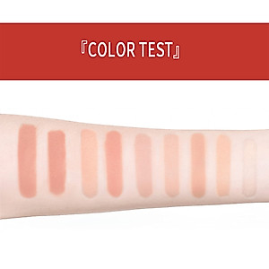 SURORAIN 9 Colors Matte Eyeshadow Palette, Highly Pigmented Long Lasting Matte Nude Shimmer Eyeshadow Pallet,Beige Earth Neutral Smoky Waterproof Cosmetic Eye Shadows