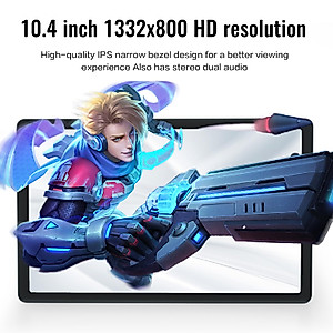 OLEXEX Tablet 10.4 inch Android 11 6000mAh 1332 * 800 HD CTP 2GB ROM Quad Core RAM 32 GB WiF Bluetooth GMS Certified Tablets (Gray)