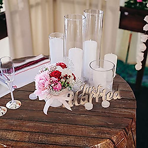 Remagr 3 Pack Wood Grain Round Tablecloth 84 Inch Waterproof Stain Resistant Polyester Table Cloth Disposable Stripe Cover for Baby Shower Birthday Dining Buffet Party Picnic Decor