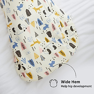 Duomiaomiao Baby Sleep Sack 24-36 Months 100% Cotton 2.5 TOG Winter Baby Wearable Blanket, Warm Quilted Comfy Toddler Sleeping Sack