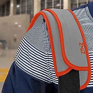 ZINZ Ultra Thick & Breathable Universal Shoulder Pad Cushion for Bag, Long & Comfort, Gray&Orange