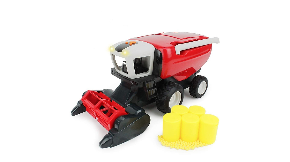 Boley Farm Harvester - Light & Sound Toy Truck Set