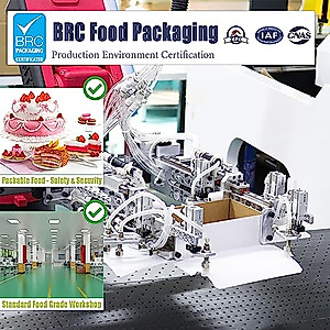 CHARMGIFTBOX White Gift Boxes for Presents 4 Pack Nesting Gift Boxes with Lids Assorted Sizes Square Stackable Boxes for Birthday Wedding Christmas Party Gift Wrapping (White)