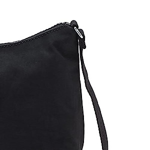 Kipling Womens Women's Gael Bag, Organize Accessories, Spacious, Adjustable Strap, Nylon Crossbody Bag, Black Tonal, 8.75 L x 6.25 H 3.25 D US