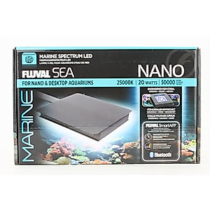 Fluval SEA Marine Nano LED Aquarium Lighting with Bluetooth, 20 Watts,Glass