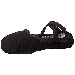 Bloch womens Pro Elastic dance shoes, Black, 6.5 Wide US