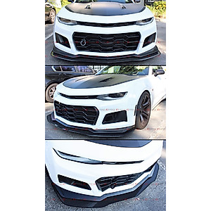 Cuztom Tuning Fits for 2016-2019 Chevy Camaro LS LT SS ZL1 Chrome Black Bumper Folding Ring Screw on Type Tow Hook