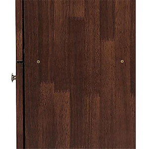Baxton Studio Fernanda Modern and Contemporary 4-Door Oak Brown Wooden Entryway Shoes Storage Tall Cabinet
