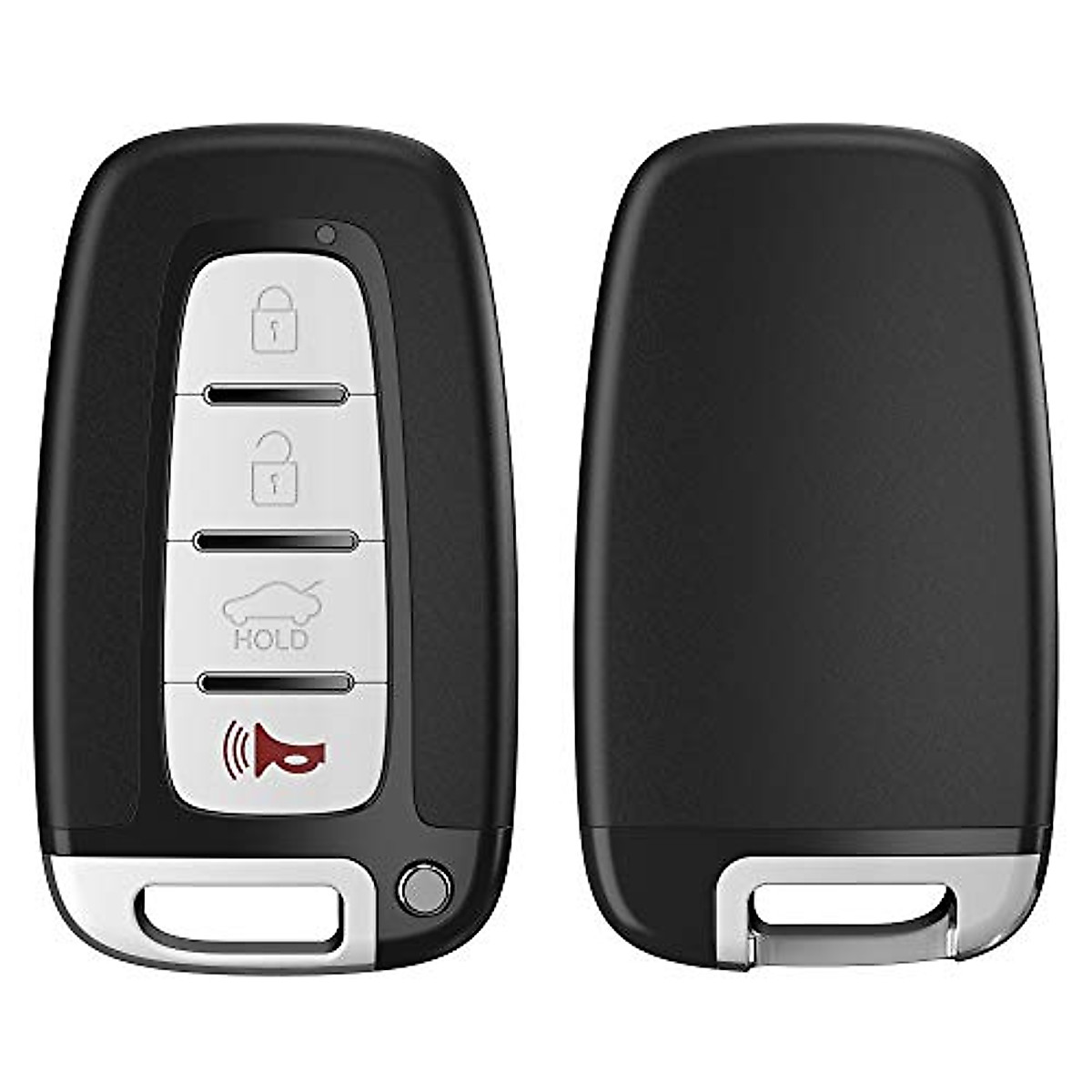 VOFONO 4 Buttons Keyless Entry Remote Flip Key Fob Compatible with Sonata 2011-2015/ Elantra 2011-2013/ Genesis 2009-2014/ Veloster 2011-2017 Replacement for Kia Optima 2010-2013 （SY5HMFNA04）