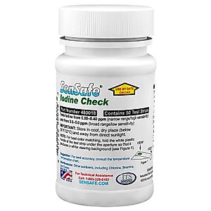 Industrial Test Systems 480018 SenSafe Iodine Test