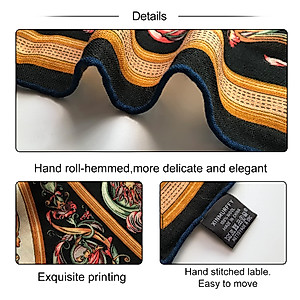 Xinmurffy 100% Wool Scarf Pashmina Shawls and Wraps for Women Cashmere Warm Winter Soft Large Scarves Cold Weather