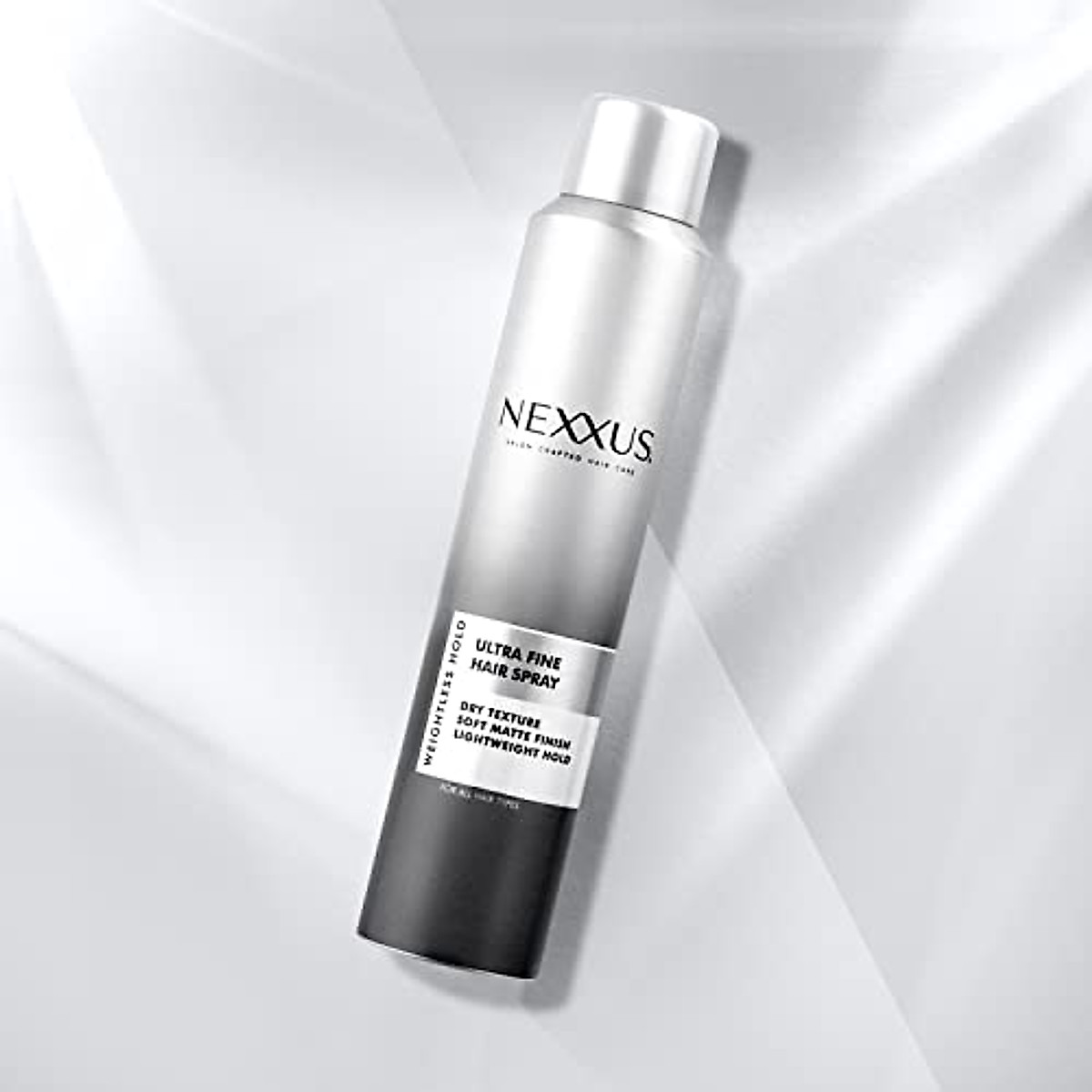 Nexxus Ultra Fine Hair Spray for lightweight hold Weightless Hold Dry Texture Finishing Hairspray 5 oz