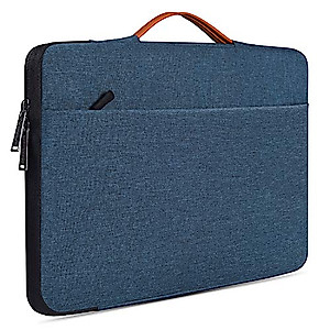 14-15 inch Laptop Sleeve Bag for Dell XPS 15/Inspiron 14, HP Chromebook 14/Pavilion x360 14, Lenovo Flex 5/IdeaPad 14, Acer HP DELL Lenovo ASUS Computer 14" Waterproof Computer Case(NavyBlue)