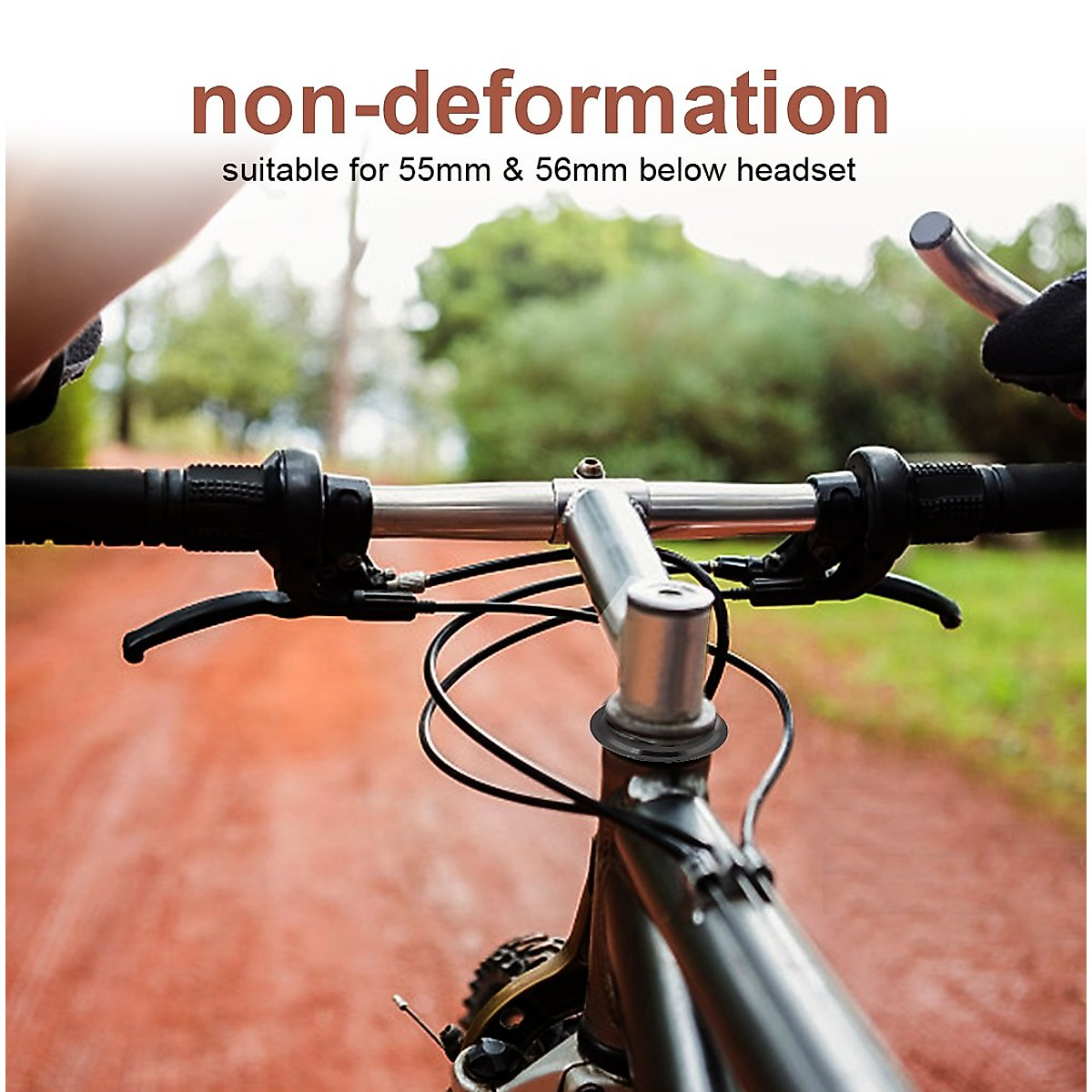 Headset Spacer Road Mountain Bike Stem Spacers Aluminum Alloy Bike Handlebar Spacers Front Stem Fork Washer