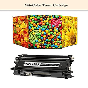 4-Pack High Yield TN-115 TN115 Toner Cartridge Replacement Compatible for Brother DCP-9040CN DCP-9045CDN HL-4040CDN MFC-9440CN MFC-9840CDW Printer (1 Black,1 Cyan,1 Yellow,1 Magenta)
