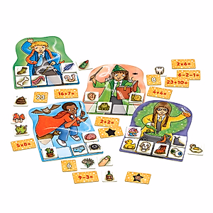 Orchard Toys Moose Games Magic Maths Game. an exciting and spellbinding Math Game. for Ages 5-7 and for 2-4 Players