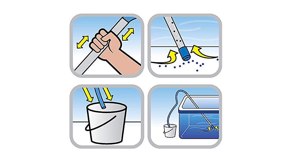 Shake-a-Vac: Hot Tub & Pool Siphon Vacuum & Drain Cleaner