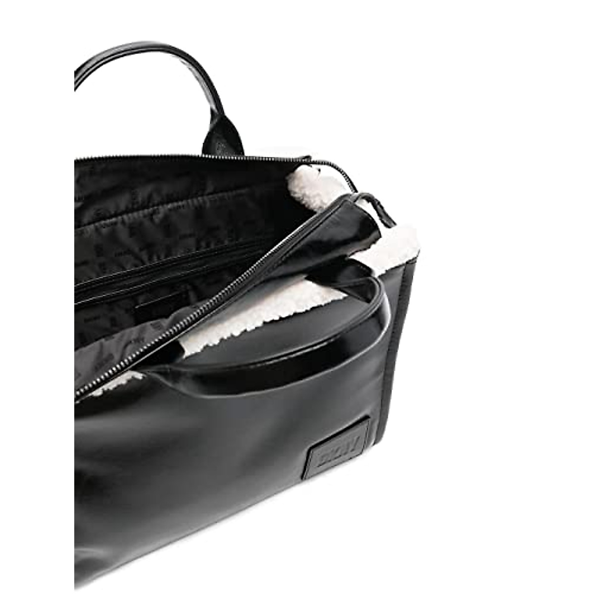 DKNY Hadlee Md Tote, Black/Natural