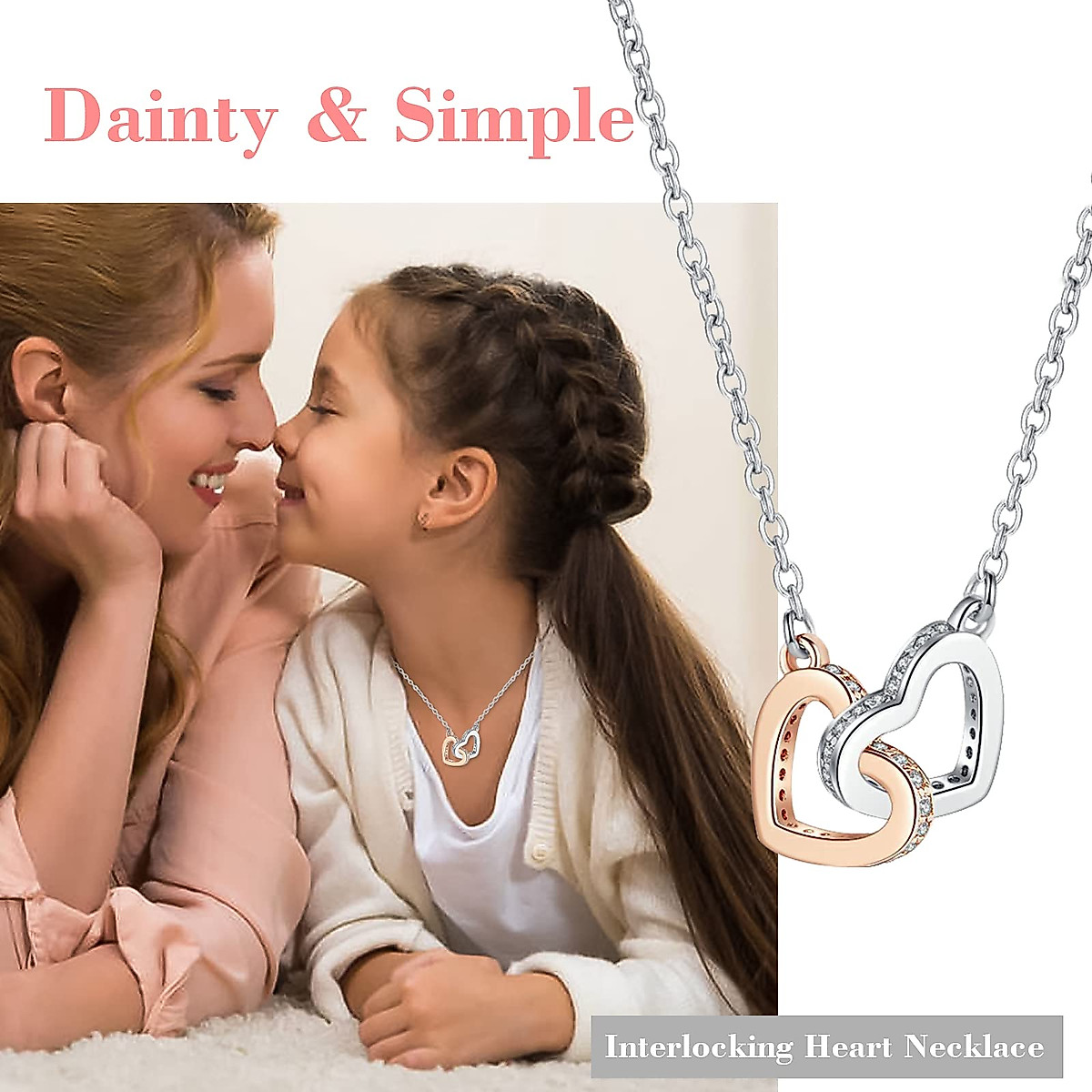 Alittlecare Niece Gifts from Auntie - Aunt Gifts from Niece - Aunt Niece Necklace for Birthday Christmas Graduation Wedding With Nice Message Card and Box