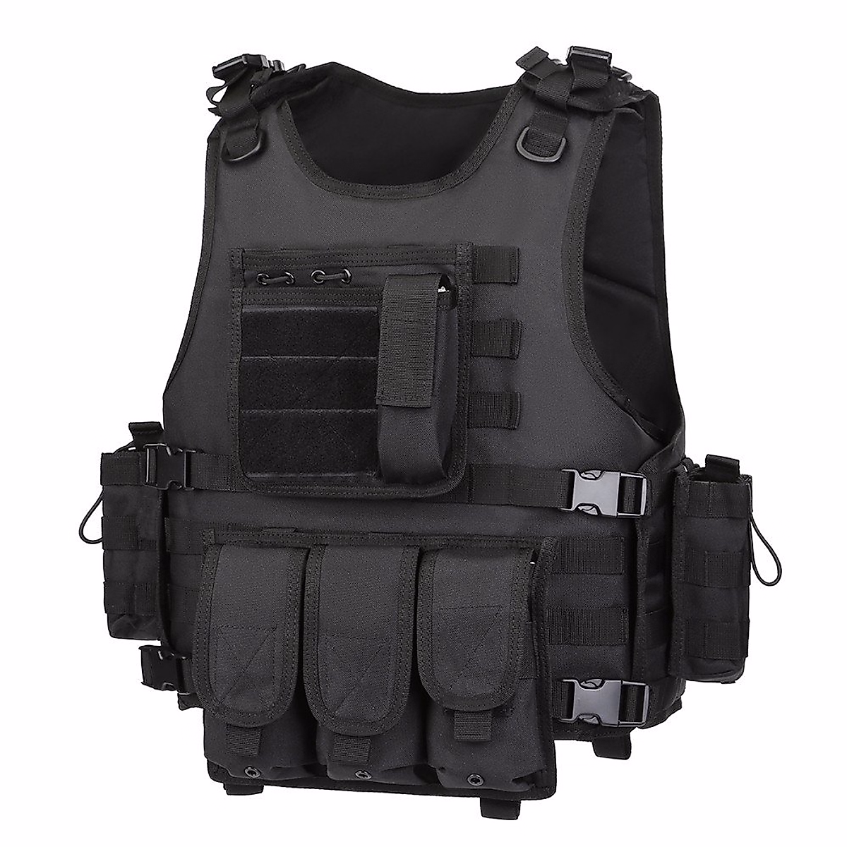 GZ XINXING Black Tactical Airsoft Paintball Vest (Black)