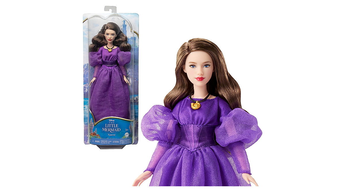 Mattel Disney The Little Mermaid Vanessa Doll - Signature Purple Dress