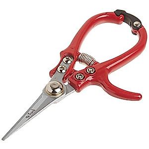 2 - pack Q-yard Pruning Shear, Mini- Extra Sharp Garden Hand Pruners, Easier Cutting, Comfortable Ergonomic, Less Effort - Gardening Scissors for Men & Women