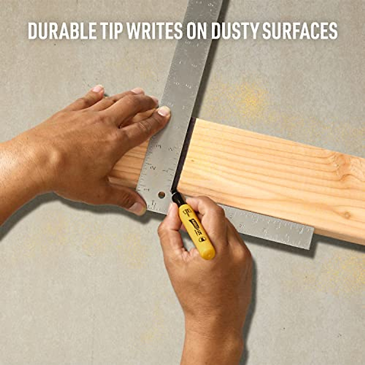 AVERY Marks A Lot UltraDuty Permanent Markers, Chisel Tip, Water Resistant, 1 Black Industrial Marker (29845)