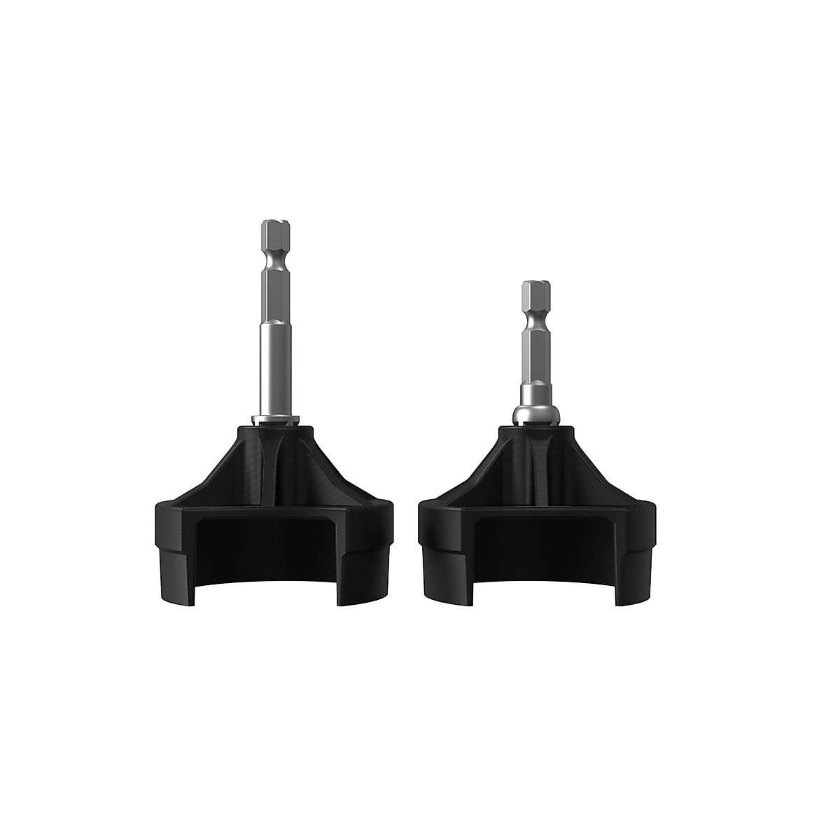 [2 Pack] Knitting Machine Adapter for Addi Knitting Machine with Hex Steel Bit ，Quick Knit Power Adapter Only for Addi Express/King Size，Crochet Machines Crank Handle Adapter