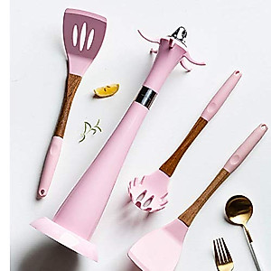 Classic 1/6 PCS Cooking Tools Set Premium Silicone Kitchen Cooking Utensils Set with Storage Box Tongs Spatula Soup Spoon