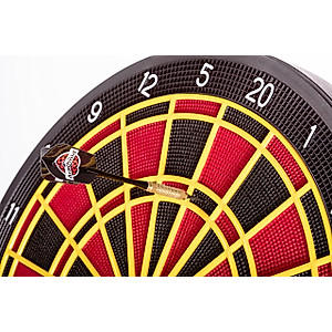 Arachnid Cricket Pro 300 Soft-Tip Electronic Dartboard Game Features 36 Games with 175 Options,Black