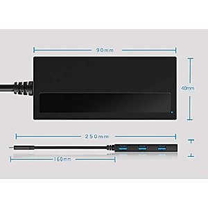 XUNMAIFHB Portable Docking Station,Type-c to USB 3.0 hub hub Computer Hard Drive Adapter Cable Splitter Docking Station Fast Transmission
