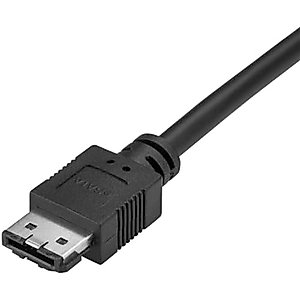 StarTech.com USB C to eSATA Cable - 3 ft / 1m - 5Gbp - for HDD/SSD/ODD - External Hard Drive Adapter - USB 3.0 to eSATA Converter (USB3C2ESAT3)