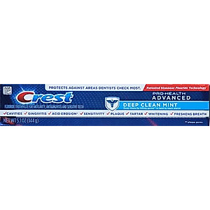 Crest Pro-Health Advanced Deep Clean Mint Toothpaste, 5.1 oz,