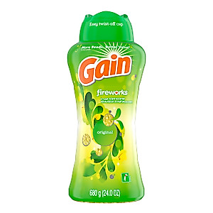 Gain Fireworks Laundry Scent Booster Beads for Washer, Original, 26.5 oz, Use with Fabric Softener