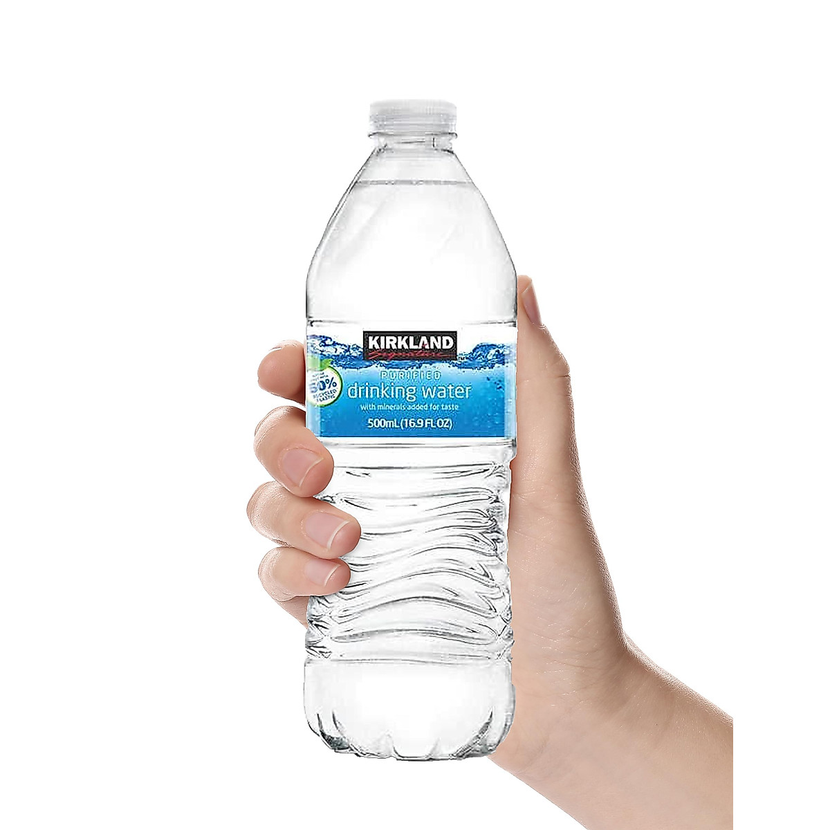 Blue Ribbon Kirkland Signature Purified Drinking Water 16.9 Fl Oz (Pack of 40, Total of 676 Fl Oz)