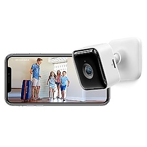 GNCC Indoor Security Camera Dog Camera 1080P w/Motion Detection, 2-Way Audio Siren, Night Vision, Cloud & SD Card Storage, Works w/Alexa & Google Home, GC2