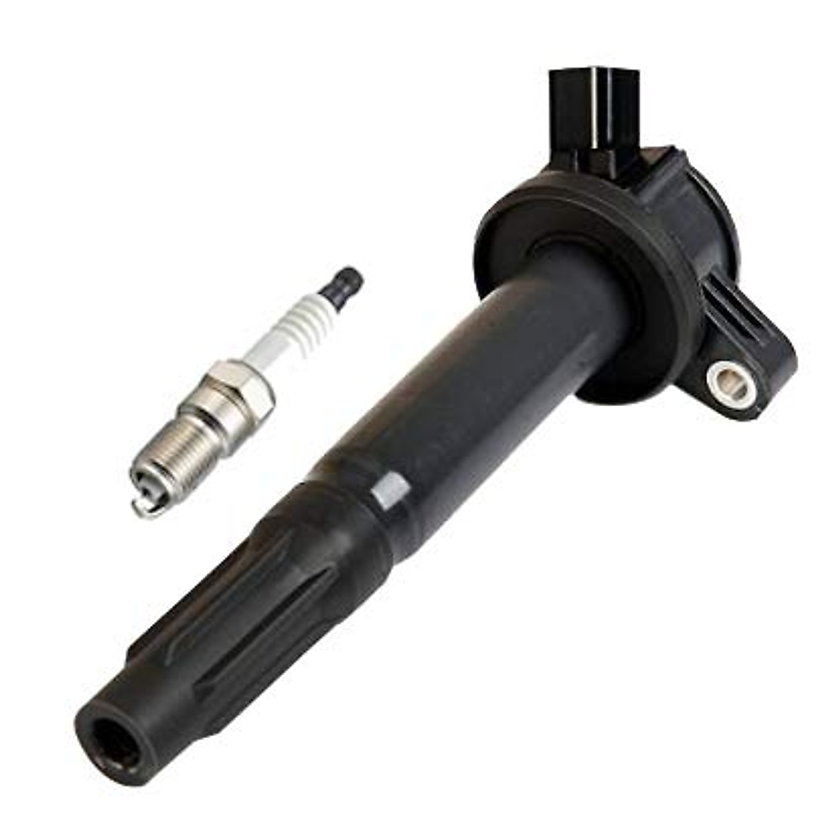 ENA Set of 6 Platinum Spark Plug and 6 Ignition Coil Pack Compatible with Ford Mercury Lincoln Mazda Fusion Zephyr Tribute Milan 3.0L V6 Replacement for UF486 SP433