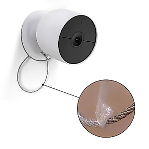 Baaletc Anti-Theft Security Chain for Google Nest Cam Outdoor/Indoor, Durable Security Chain Nest Cam Mount for Google Nest Cam Lock Accessories