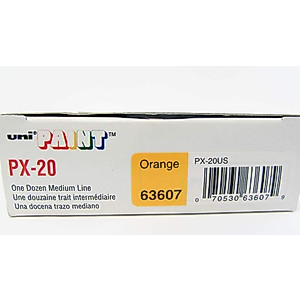 Sanford uni-Paint 63607 uni-Paint Marker Medium Point Orange