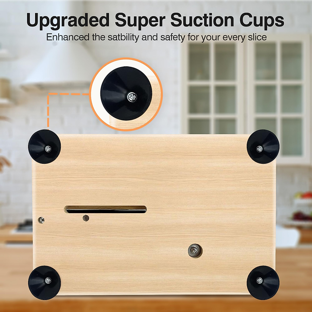 Manual Bread Slicer Versatile Hand-Crank Bread Slicer Manual Rotary Bread Slicer stainless steel slices for Butter, Chocolate, Sausage etc Adjustable Width 0.78'' for Homemade & Commercial Use