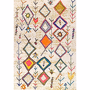 nuLOOM Vivian Moroccan Area Rug, 4' x 6', Multi