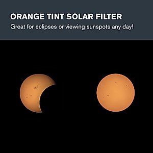 Celestron – EclipSmart Safe Solar Eclipse Telescope Filter – Meets ISO 12312-2:2015(E) Standards – Works with Existing 127 and 130 Telescopes – Observe Solar Eclipses and Sunspots – Safe, Snug Fit