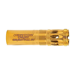 Carlsons Choke Tubes 12 Gauge Compatible for Beretta Benelli Mobil [ Full | 0.695 Diameter ] Stainless Steel | Gold Competition Target Ported Sporting Clays Choke Tube | Made in USA