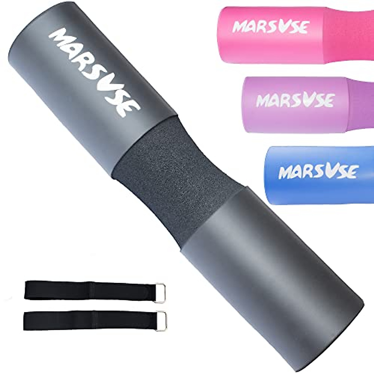 Barbell Pad Hip Thrust Pad Squat Pad Foam Sponge Pad for Squats, Lunges and Hip Thrusts,Provides Relief To Neck and Shoulders While Training,Suitable for The Use In The Gym(black)