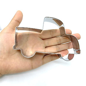 LILIAO Vehicle Pick-up Truck Cookie Cutter - 4.5 x 2.9 inches - Stainless Steel
